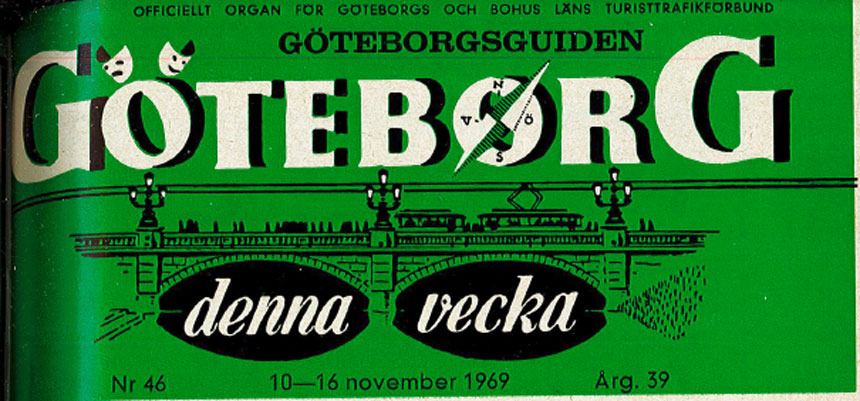 Göteborg denna vecka (10-16 november 1969): Göteborgarna skall lära sig ...